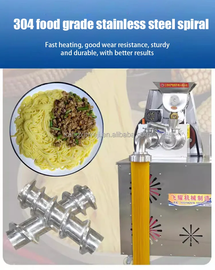 Automatic Vermicelli Round Making Dry Pulp Rice Noodle Machine - Buy ...