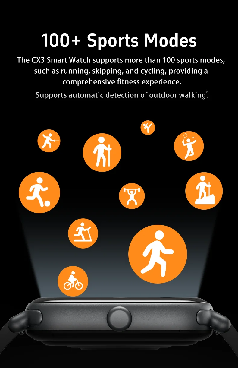 Starmax CX3 Smart Watch - Advanced Fitness & Health Tracker