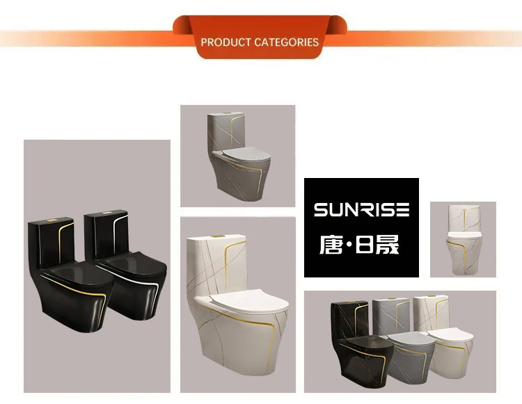 Sanitary Ware Bathroom Luxury Modern Square Water Closet Ceramic ...