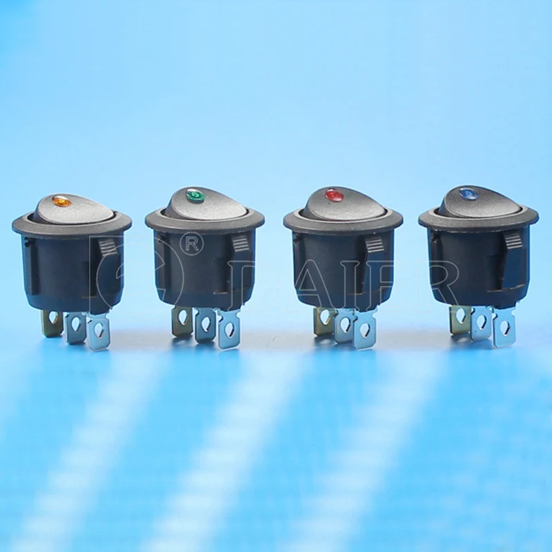 Customizable Patterns 6A 250VAC 10A 125VAC Dot Illuminated on OFF ...