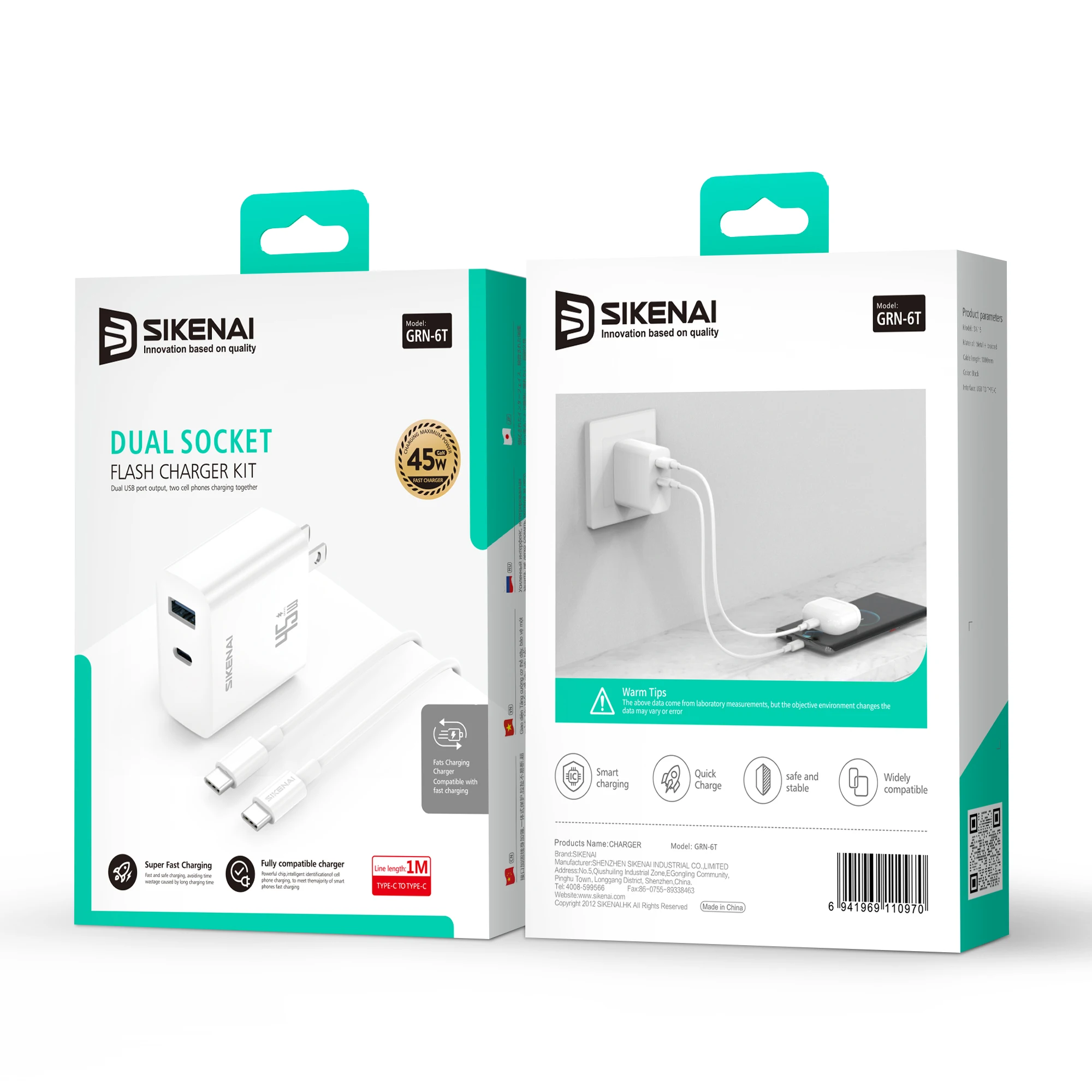 Charger SIKENAI GRN USB fast| Alibaba.com