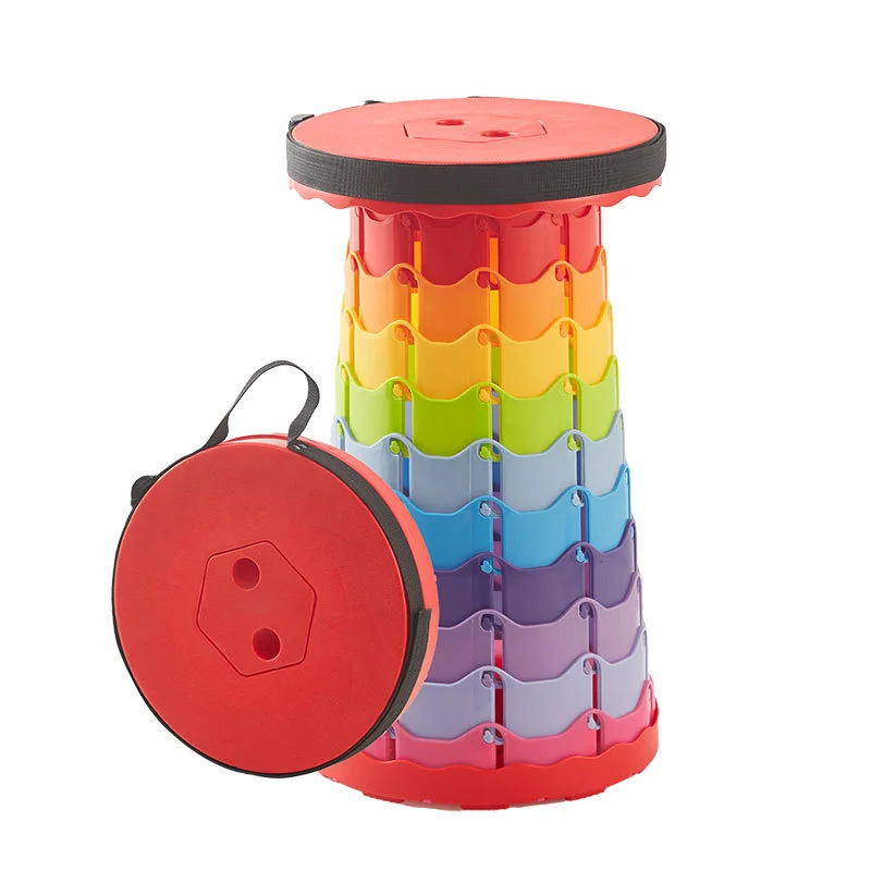 Folding Portable Telescopic Stool Plastic Collapsible Retractable Stool ... Folding Portable Telescopic Stool Plastic Collapsible Retractable Stool ...