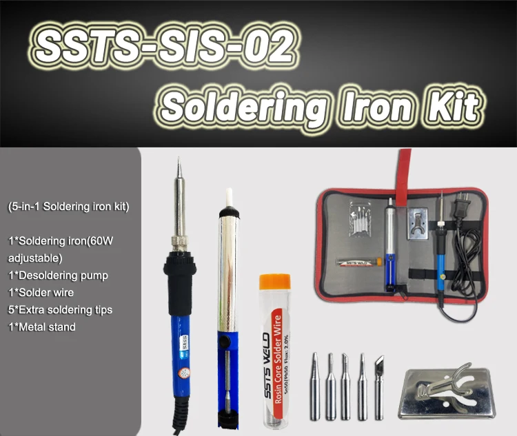 SSTS-SIS-02 Soldering Iron Kit - Low Cost & Versatile Tools