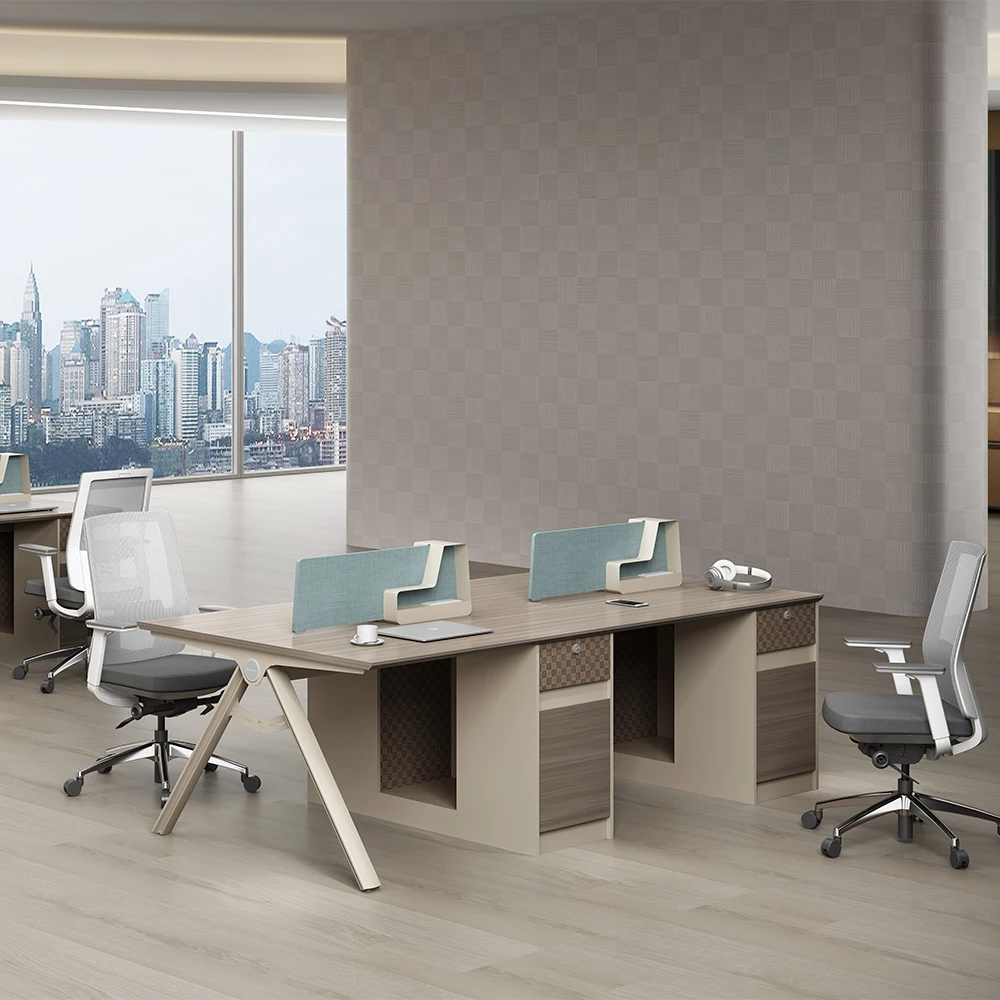 Call Center Workstation Computer 4 Seat Workstation Office Staff ...