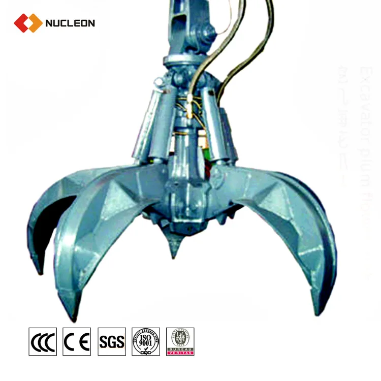 High Efficiency Clamshell Dredging Grab Bucket For Excavator Dredging ...