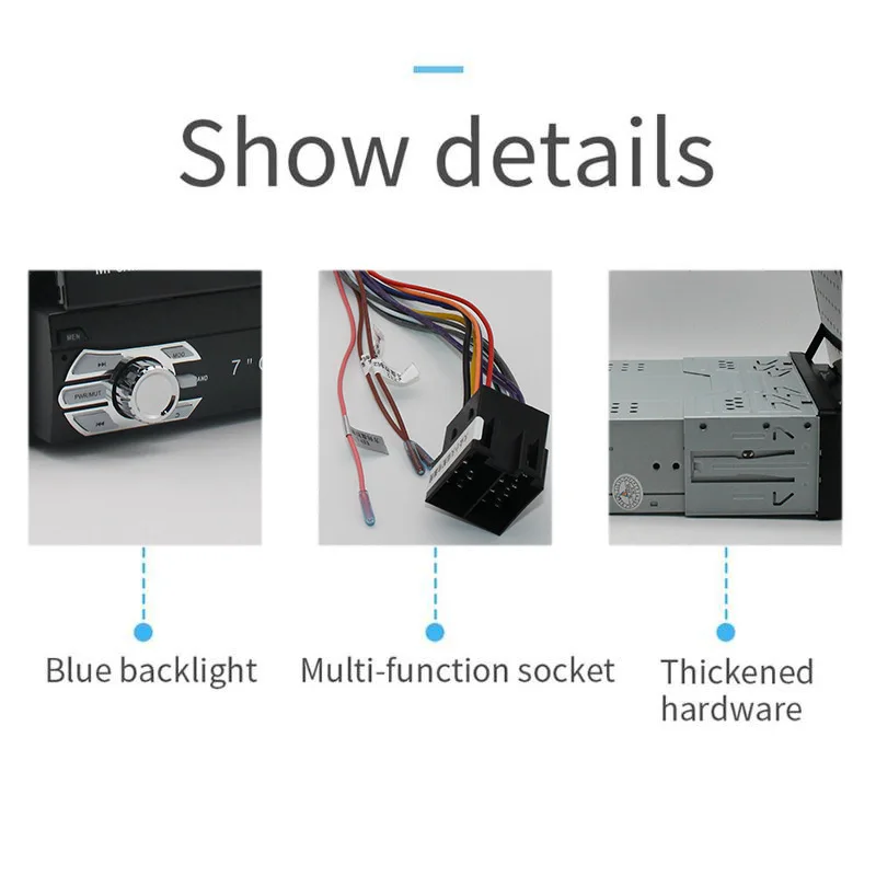 Universal 1din Mp5 Wince Radio Car Dvd Player BT FM RDS AUX TF Car Stereo Gps Navigation ...