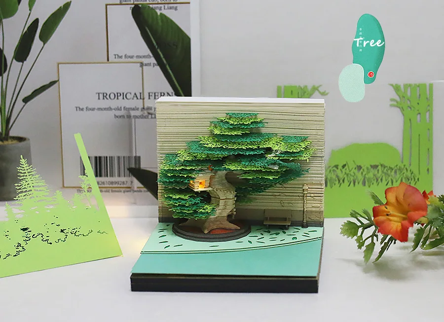 Customized 3D Notepad - Magical Castle for 2023 Gifts