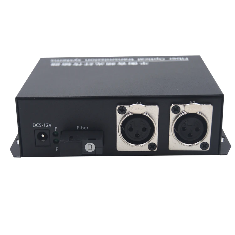 Audio Multiplex Balanced Audio Fiber Converter 4 8 Channel