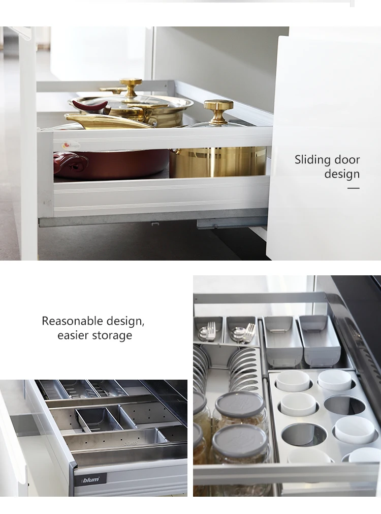 White Pvc Cabinet Kitchen Modern Furniture Wood Kitchen Cabinets - Buy ...