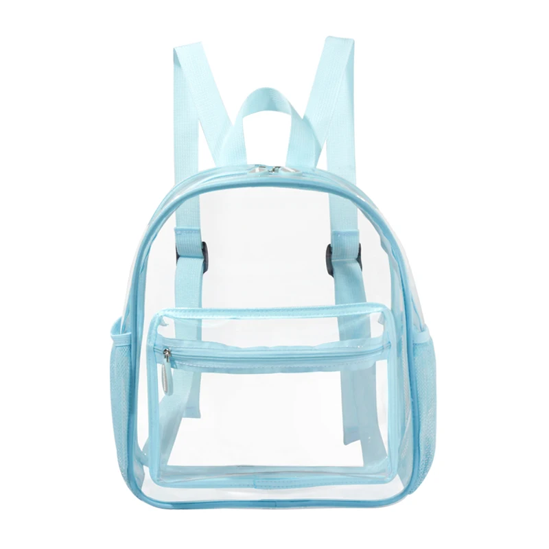 High Quality Pvc Transparent Backpack Custom Logo Kids School Bag ...