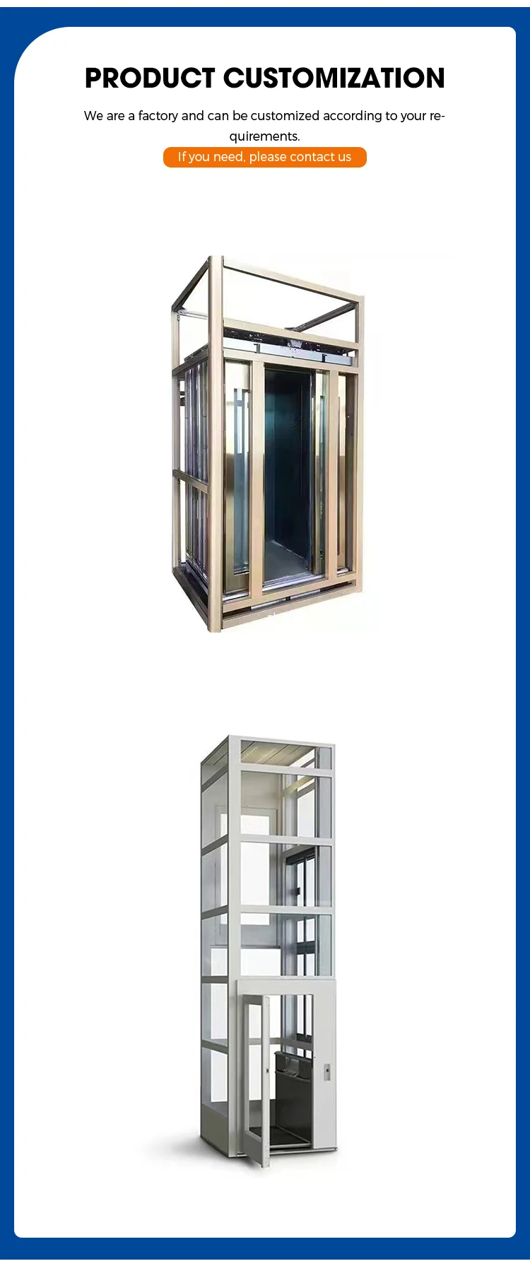 Household Elevator Stairs Elevator For Building Apartment Small ...