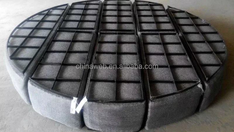 Demister Pads Mist Eliminator For Compressor Horizontal Knockout Drum ...