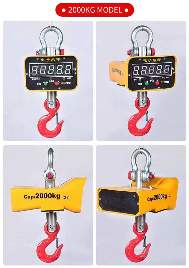 4 Times Safety Factor Waterproof Crane Scales Lifting Klau Crane ...