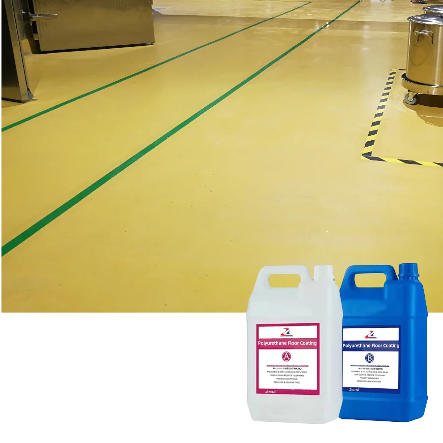 Polyurethane Floor Epoxy Paint Low Temperature Resistance Paint For ...