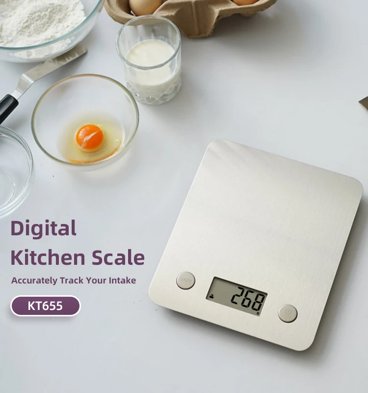 Stainless Steel Platform Electronic Kitchen Food Scale With Kitchen Use ...