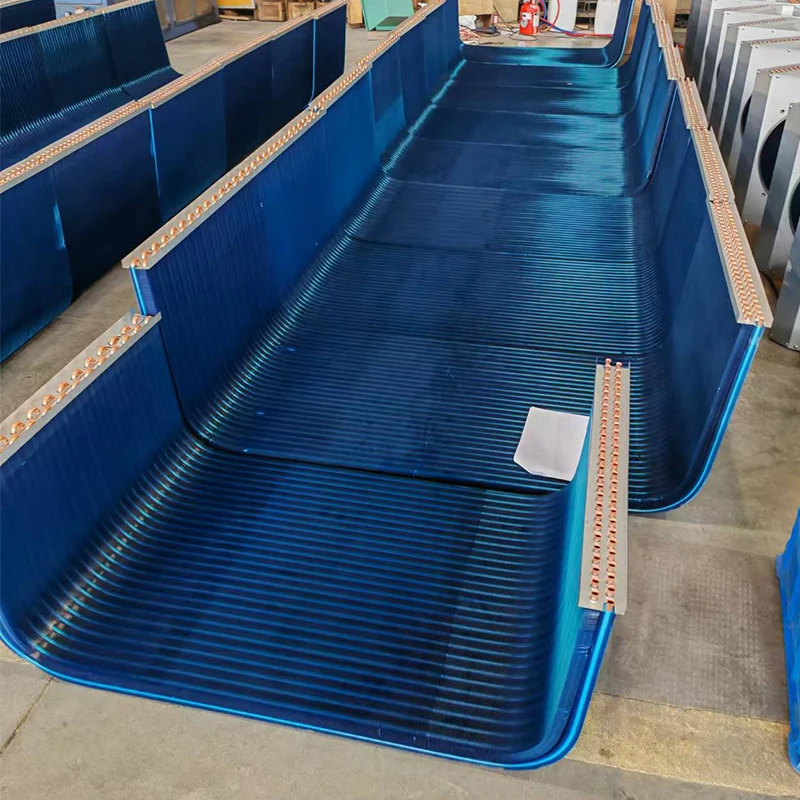 Blue Fin Refrigerator Evaporator Coil Air Cooled Condensers Heat ...
