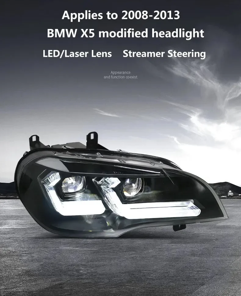 Sjc Modified Full Led Headlamps For Bmw X5 E70 Headlights Front Turn ...