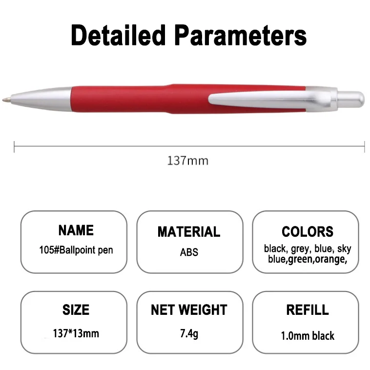 Boce Custom pen Promotion Ballpoint pen design custom color writing ...