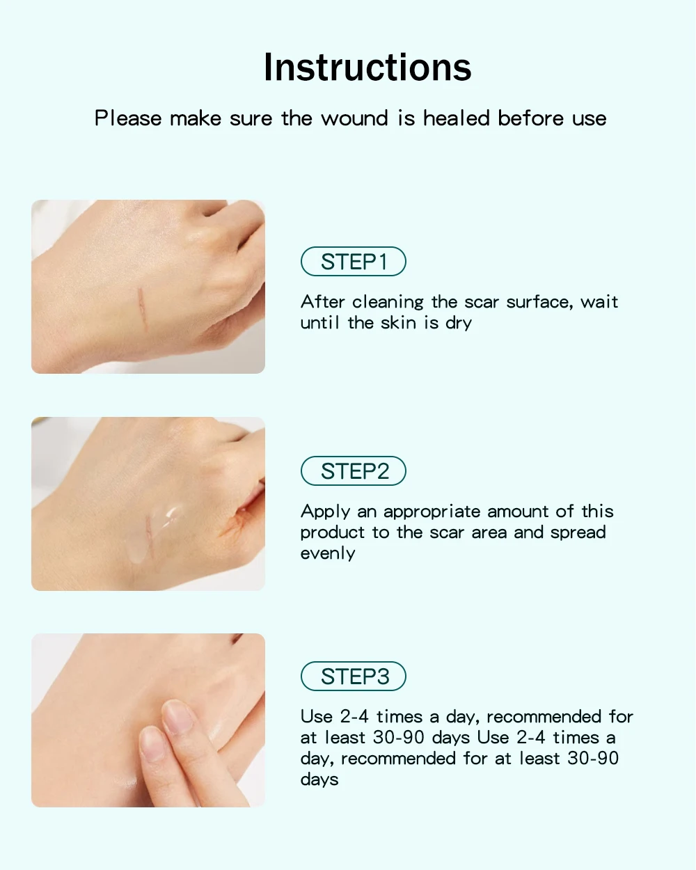 Private Label MOOYAM Removal Scar Gel - Fastest Scar Repair