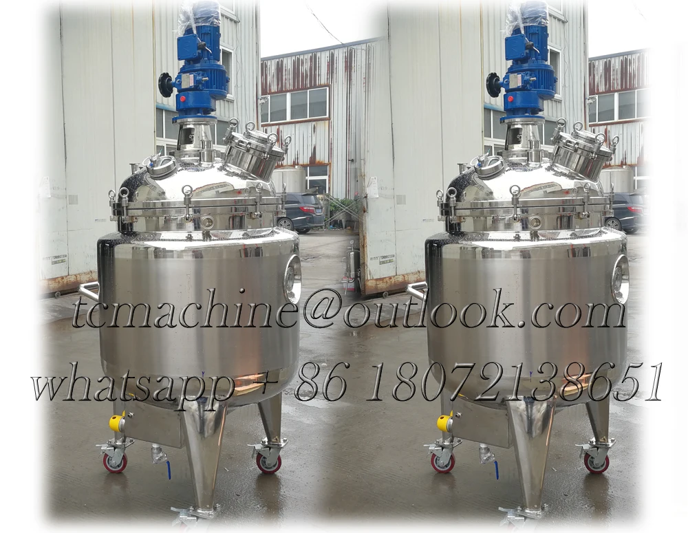 100Liter Movable Heating Mixing tank Syrup Mixing Vessel| Alibaba.com