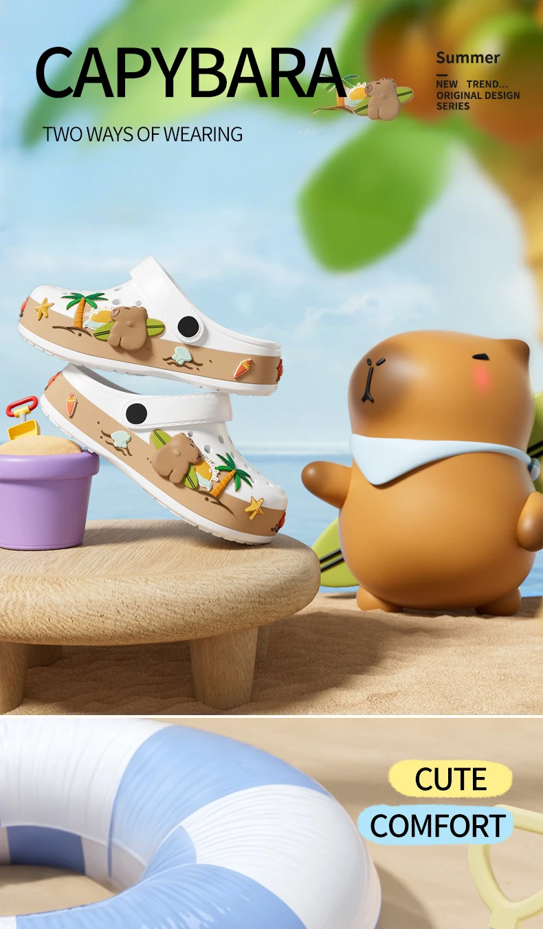Capybara Kids Clogs - Durable, Fashionable, and Comfortable