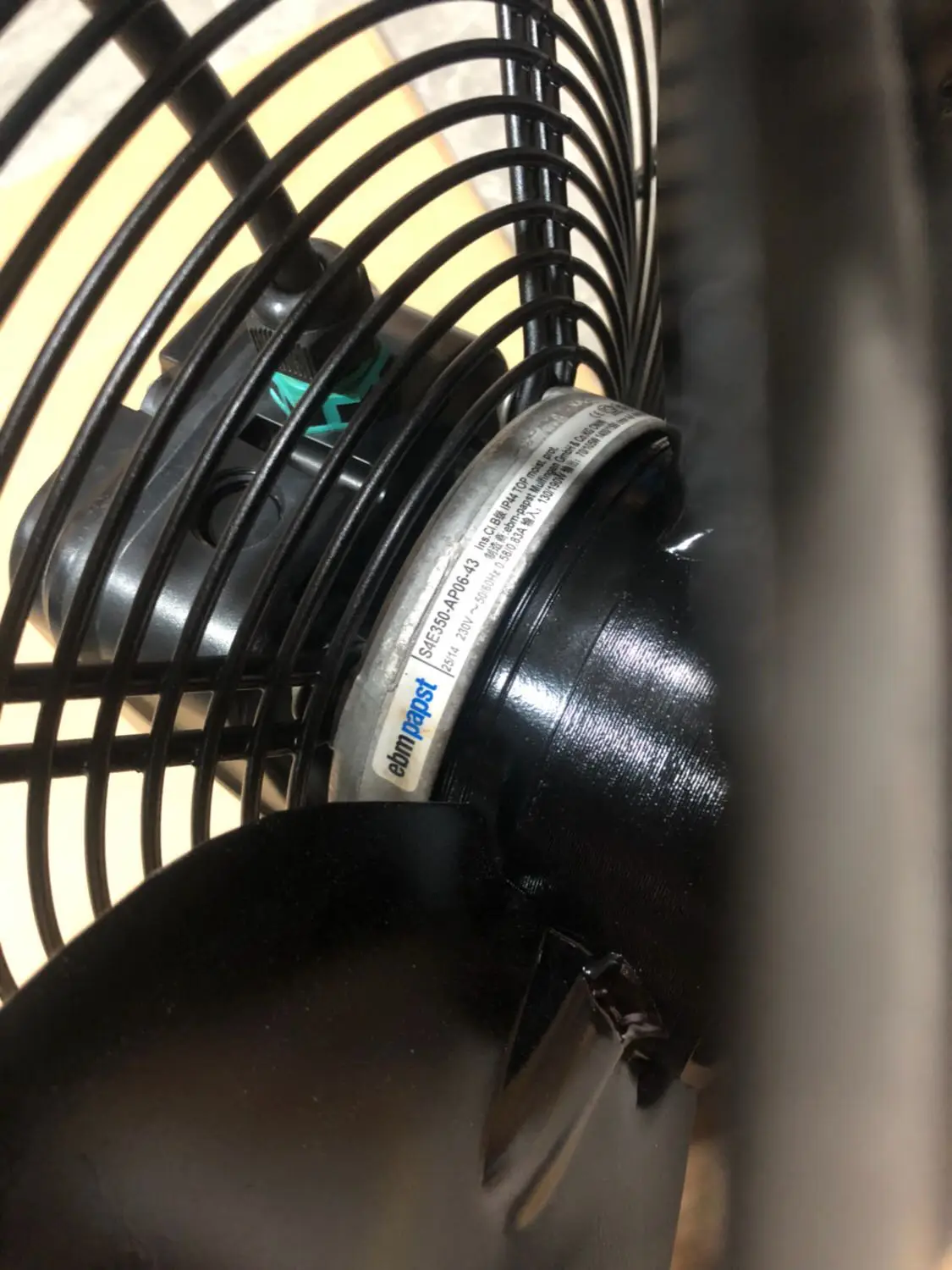 Original German Ebm Motor S4e350-ap06-43/fan Diameter 350 External ...