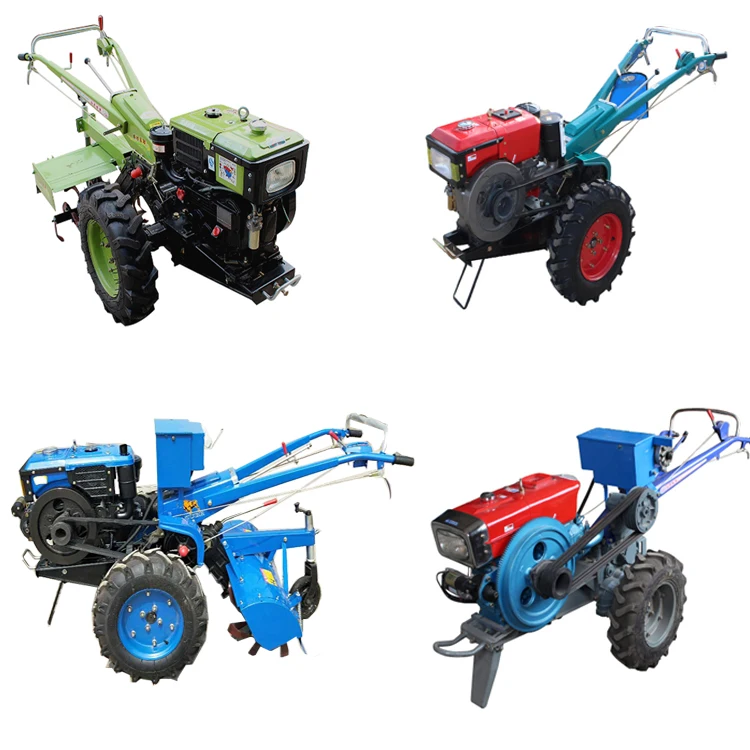 8-22 HP Hand Tractor | Diesel Power Tiller for Agriculture | 2WD ...
