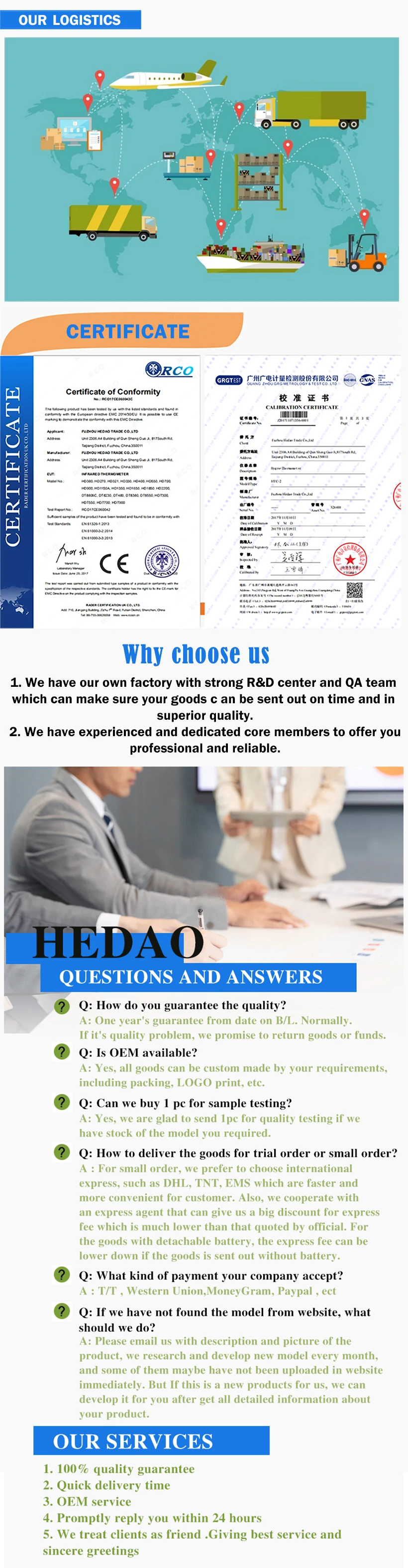 HEDAO Smart Sensor AR8406 - Accurate DO Meter for Water Quality