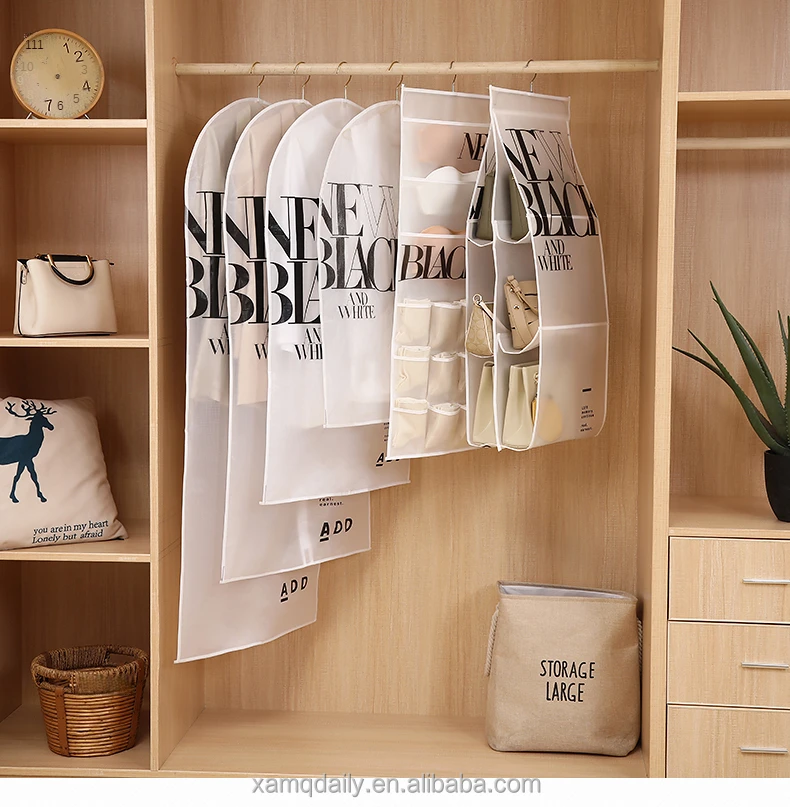 Clothing Dust-proof Bag For Household Use Down Jacket Dust-proof Cover ...