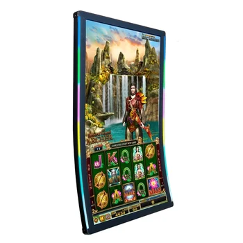 43 Inch Curved Gaming Monitor J Shaped Casino Touch Screen For Slot ...