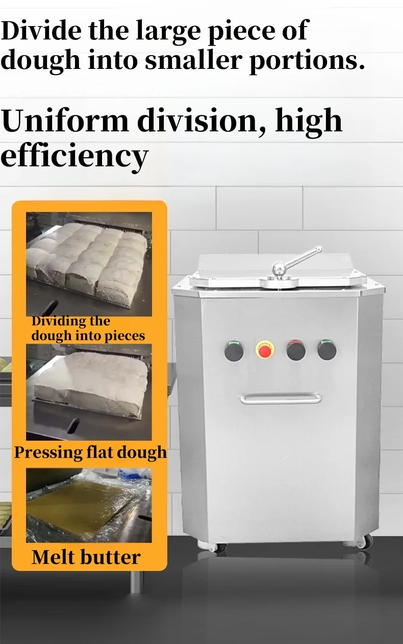 Electric Stainless Steel Dough Divider Adjustable Weight for Bakery ...