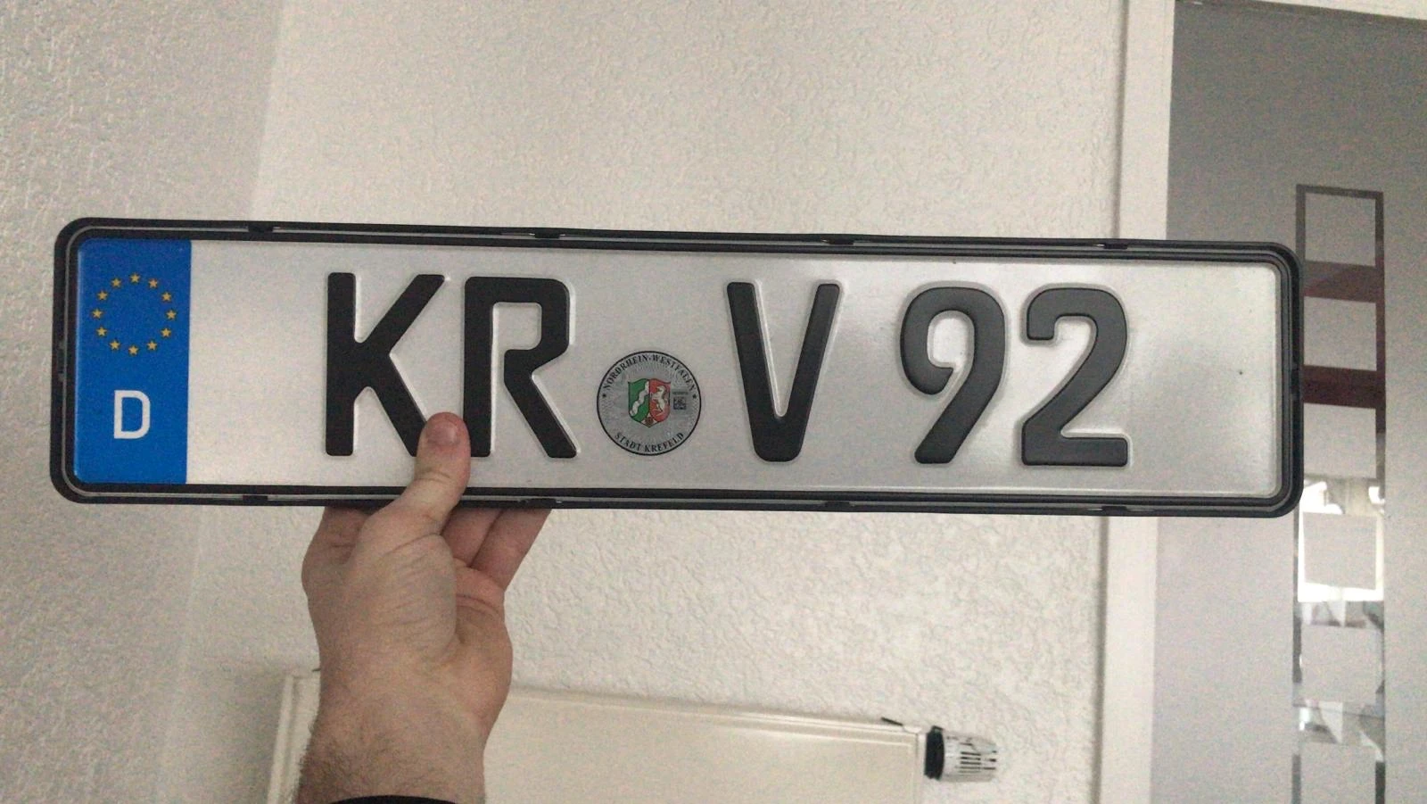 Custom Plastic European License Plate Frame Germany Car Number Plate ...