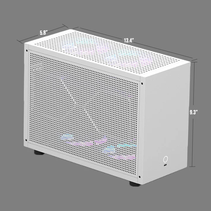 Spcc Black White Mini Itx Computer Case Mini Tower Pc Gaming Sff Case ...