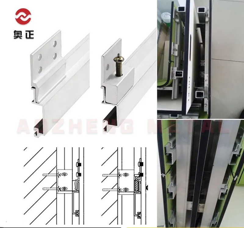 ALT 150 Ventilated Cladding Facade System - Concealed Fastening