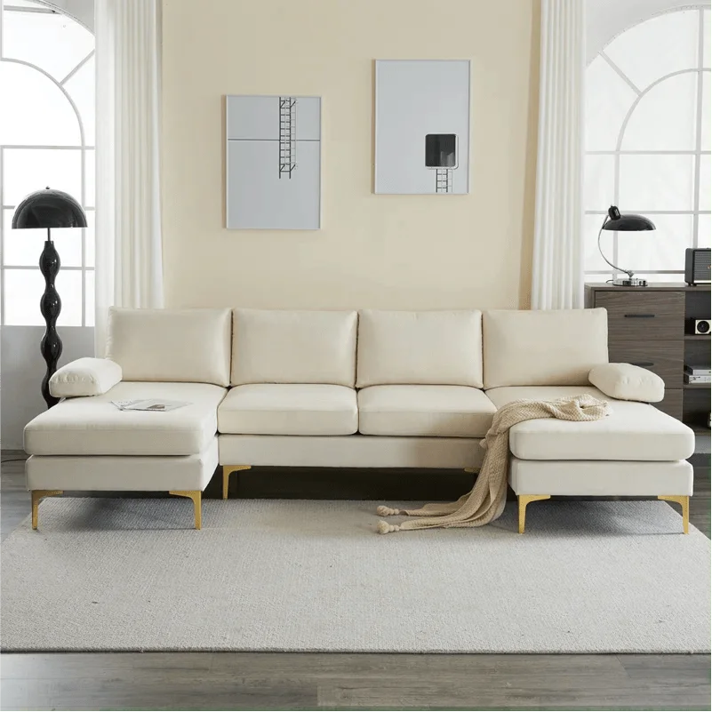 Sans International E-Commerce Kd Sofa U Shape Convertible Sofa Couch 3 ...