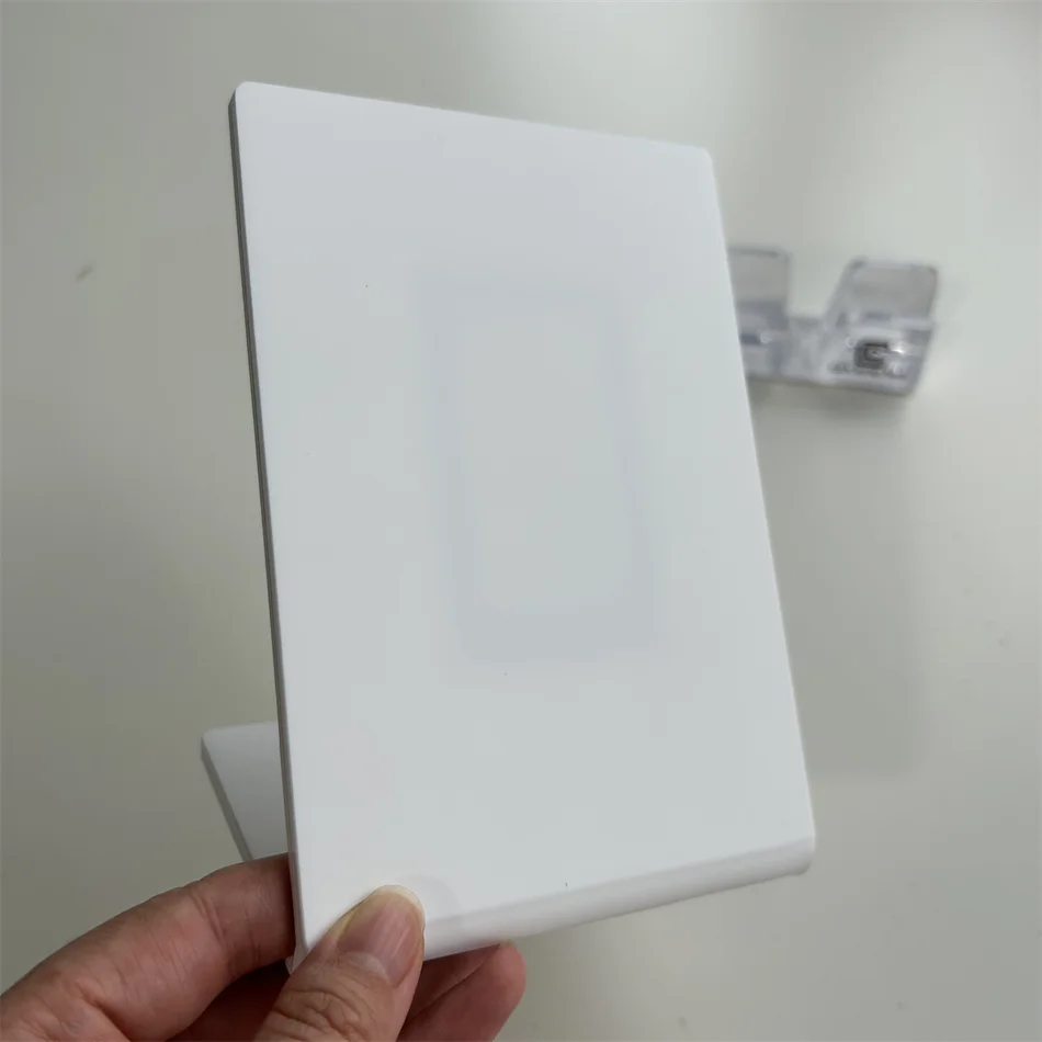 Custom Matte Nfc Display Stand Hub Qr Code Acrylic Fold Menu Stand Nfc ...