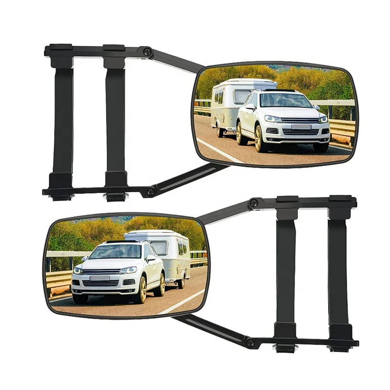 Car Extended Large Exterior Rearview Mirror Adjustable Rv Trailer ...
