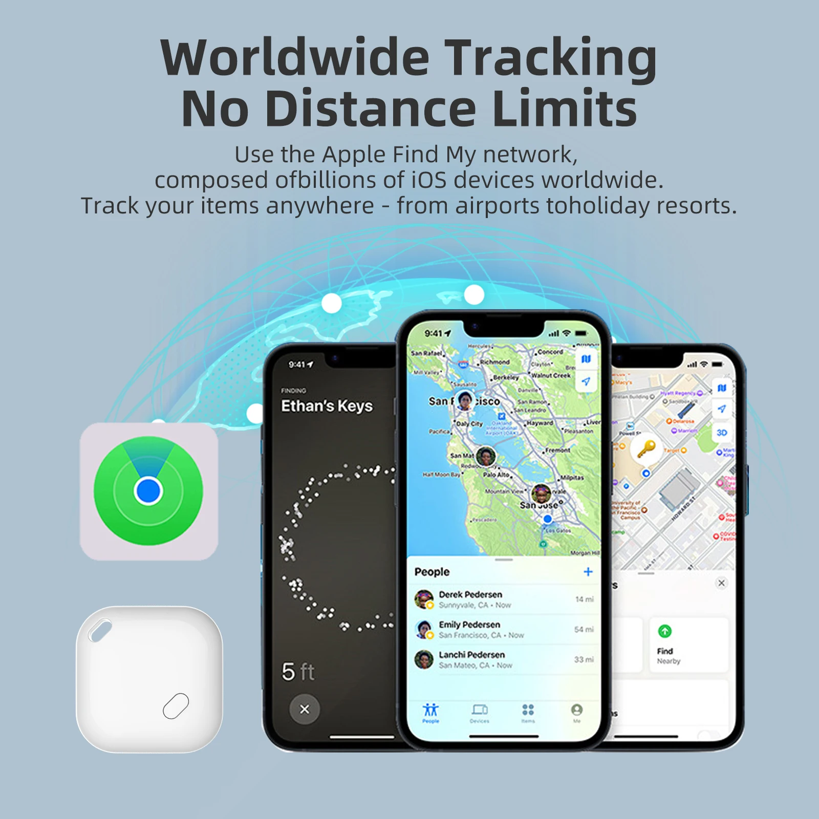 Smart GPS Tracker - Mini Car Motor Finder Device by Tituo