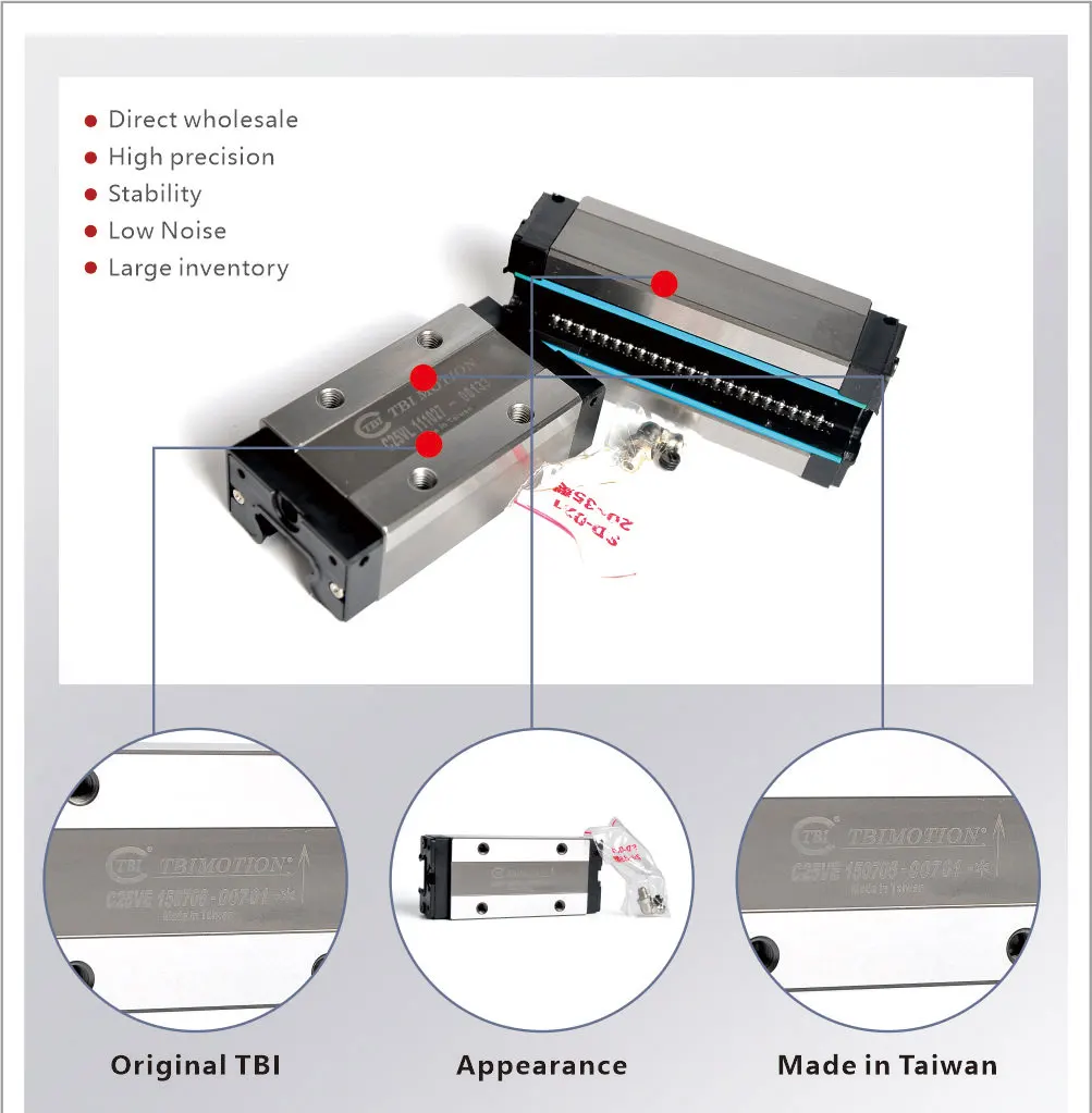 TBI Linear Motion Guide Blocks - Precision and Durability
