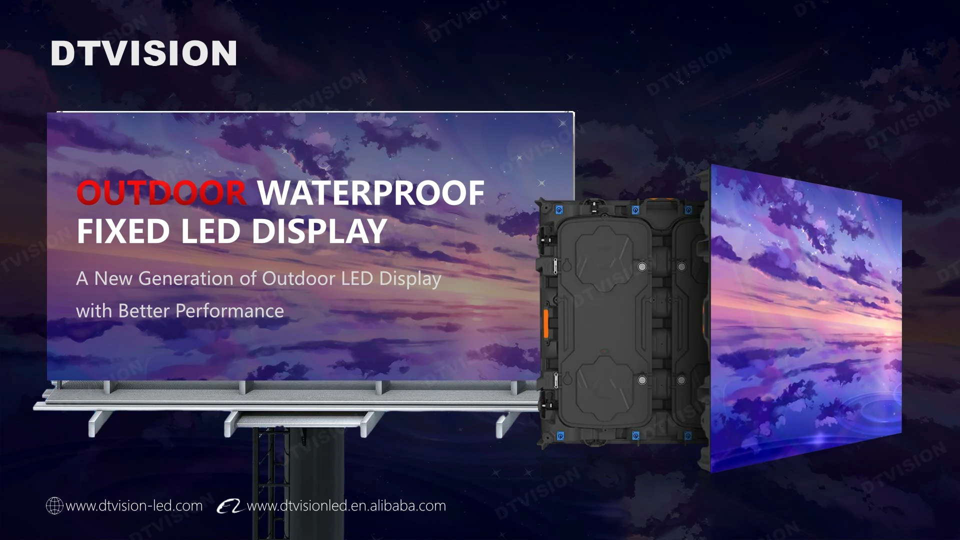 Digital Pantalla Led Exterior Signage Billboard Advertising 960x960 Panels Screen Outdoor P10 ...