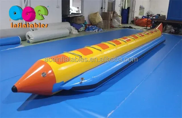 10 Person Single Tube Inflatable Towable Banana Boat for Water Sports ...
