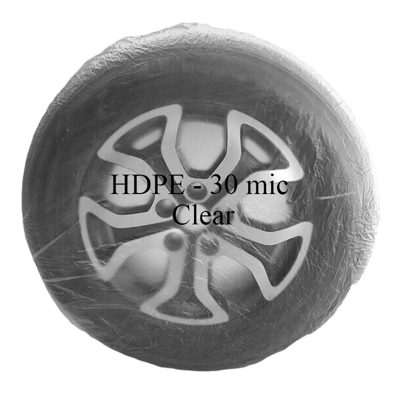 Universal Disposable Plastic Wheel Tire Covers For Car Rv Suv Van ...