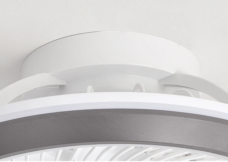 XD113 2024 New Woodgrain Bedroom Shake Head Fan Light Modern Bladeless ...