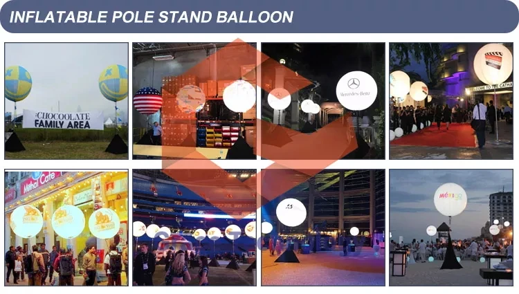 Tripod Balloon Inflatable Light Balloon Outdoor Pole Stand Balloon for ...