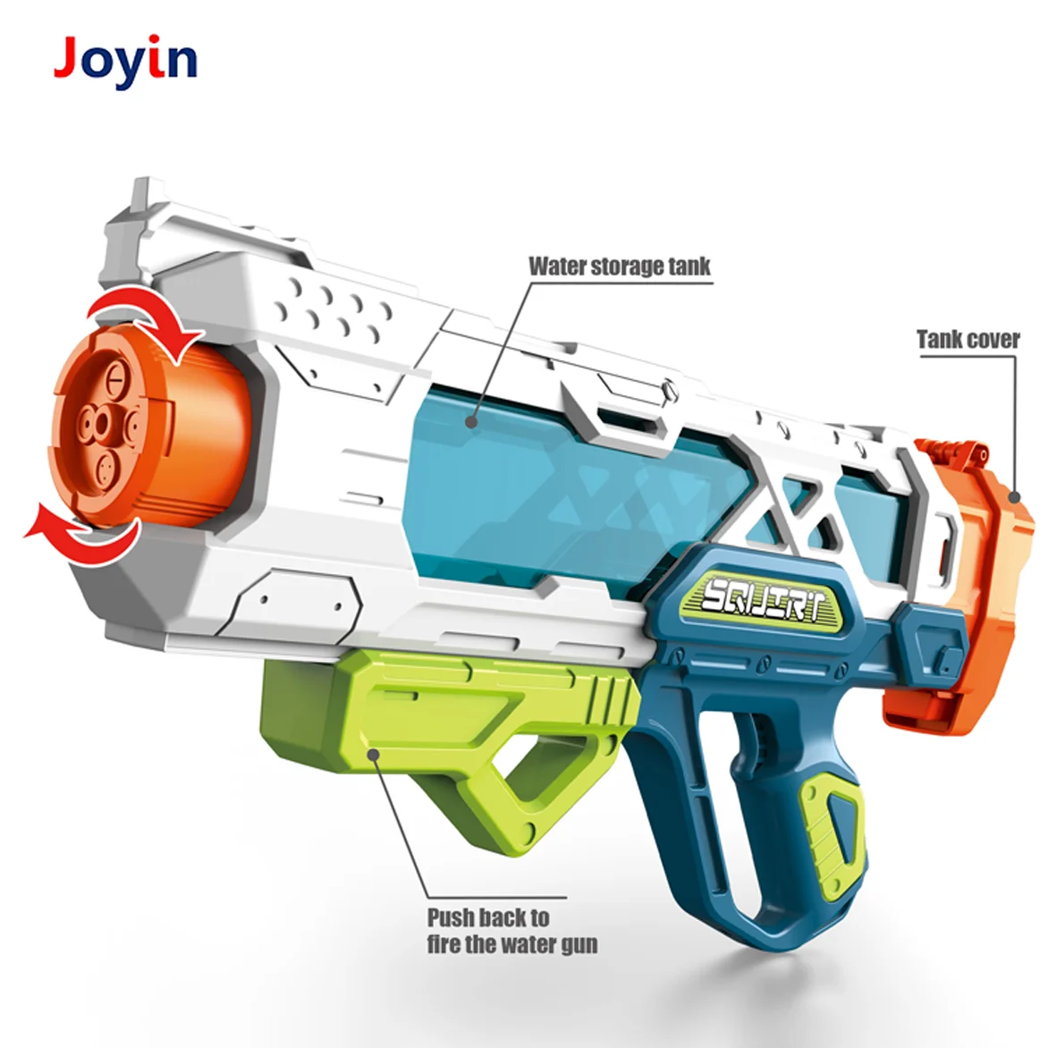 Rapid-Refill Water Gun Perfect Outdoor Fun for Kids Quick and Easy ...