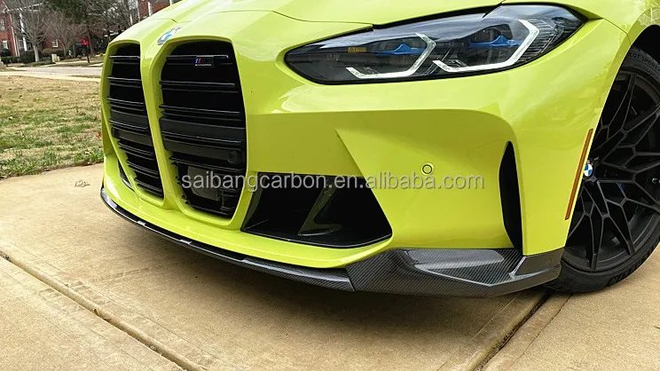 G80 M3 G82 M4 Mp Style Carbon Fiber Front Bumper Lip Splitter Spoiler ...