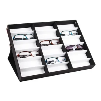 Luxury Leather Optical Eyewear Display Tray Eyeglasses Sunglasses ...