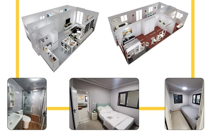 Two-story Foldable and Detachable Module House Solar Eco-friendly ...
