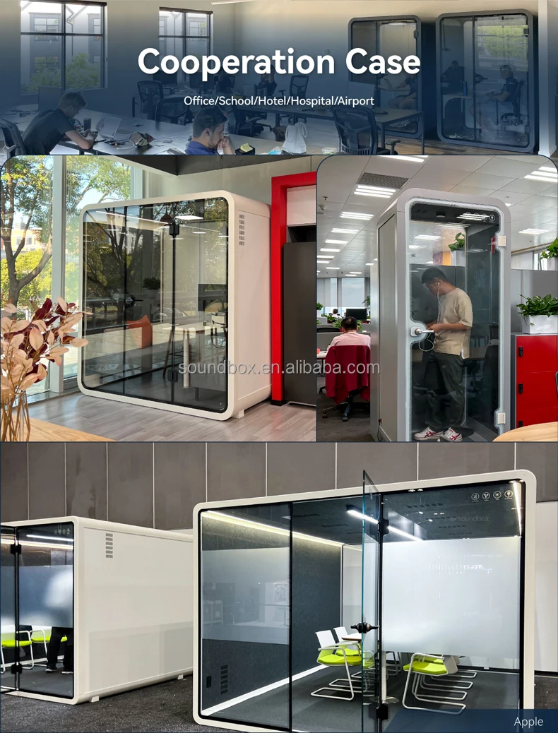 Insulated Garden Offices Mini Office Pods Prefab Soundproof Studio Shed ...