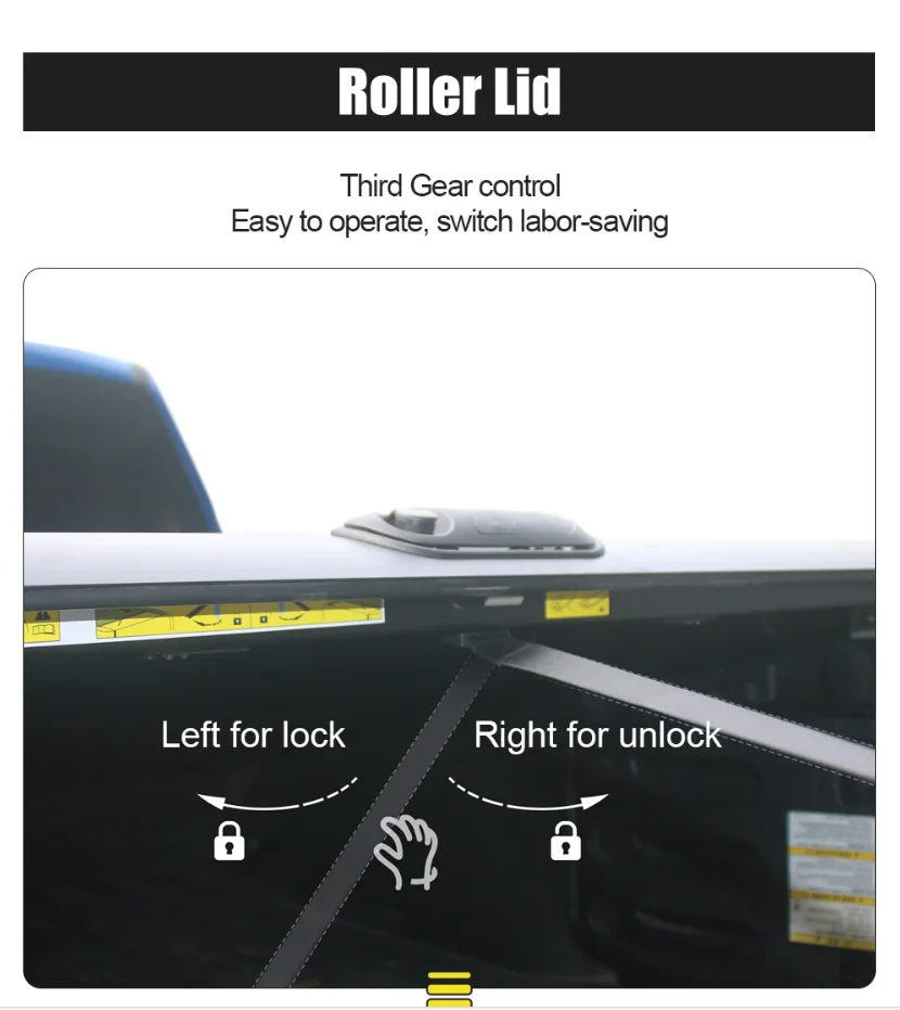 Pickup Tail Box Truck Cover - Retractable Aluminum Shutter